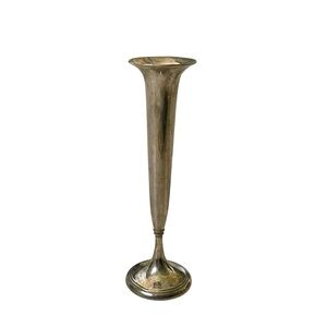 Vintage | Accents | Vintage Silver Plated Single Bud Flute Vase Uniep ...